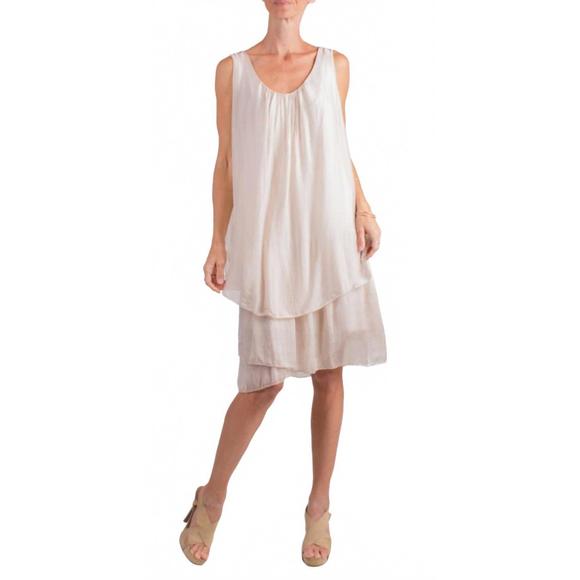 Gigi Moda | Dresses | New Gigi Moda Agata Silk Midi Dress In Cream ...